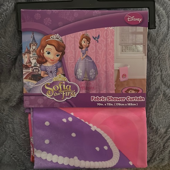Disney | Other | Rare Find New Disneys Sofia The First Fabric Shower Curtain | Poshmark